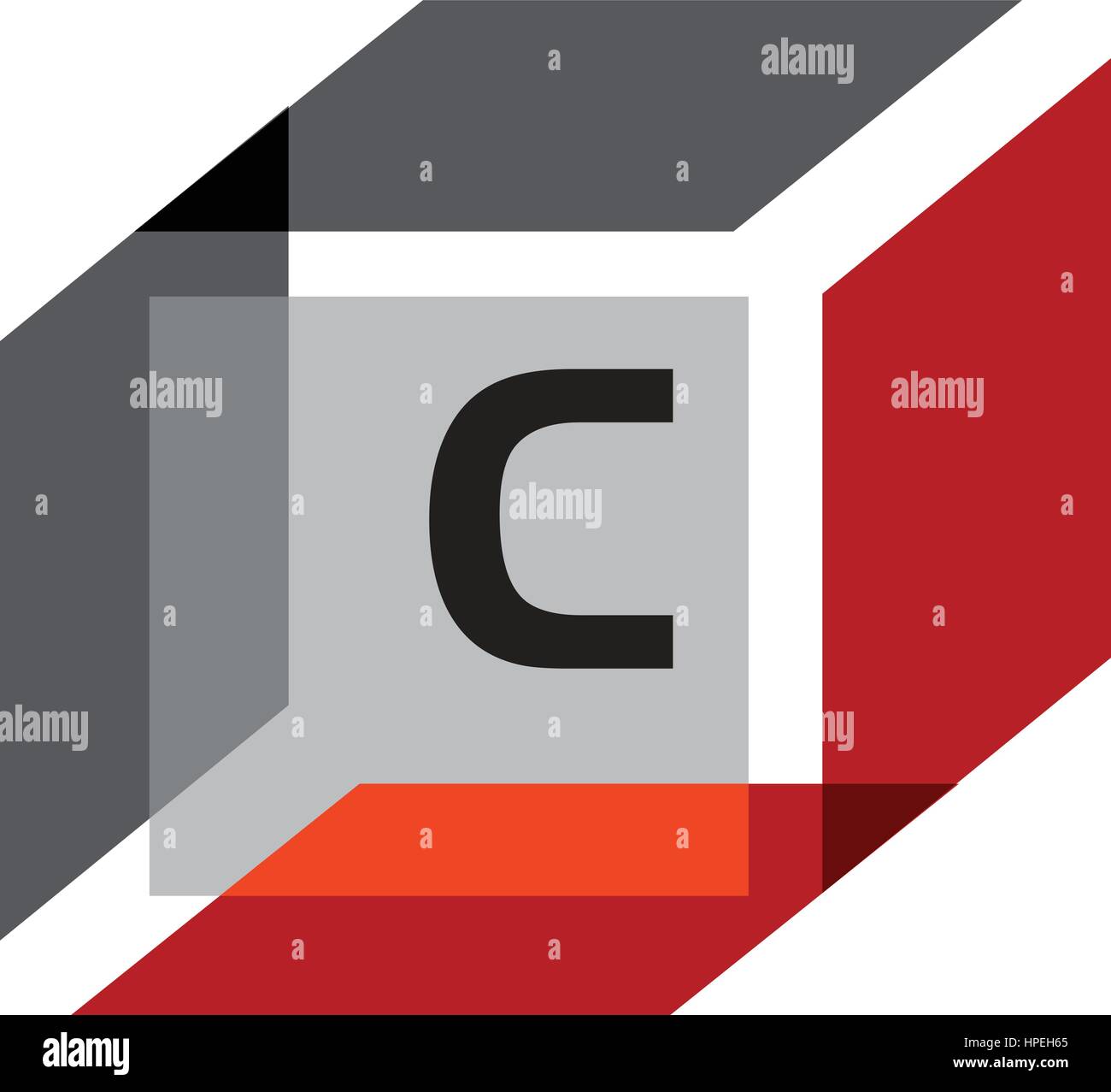 Box Initial C Stock Vector Image & Art - Alamy