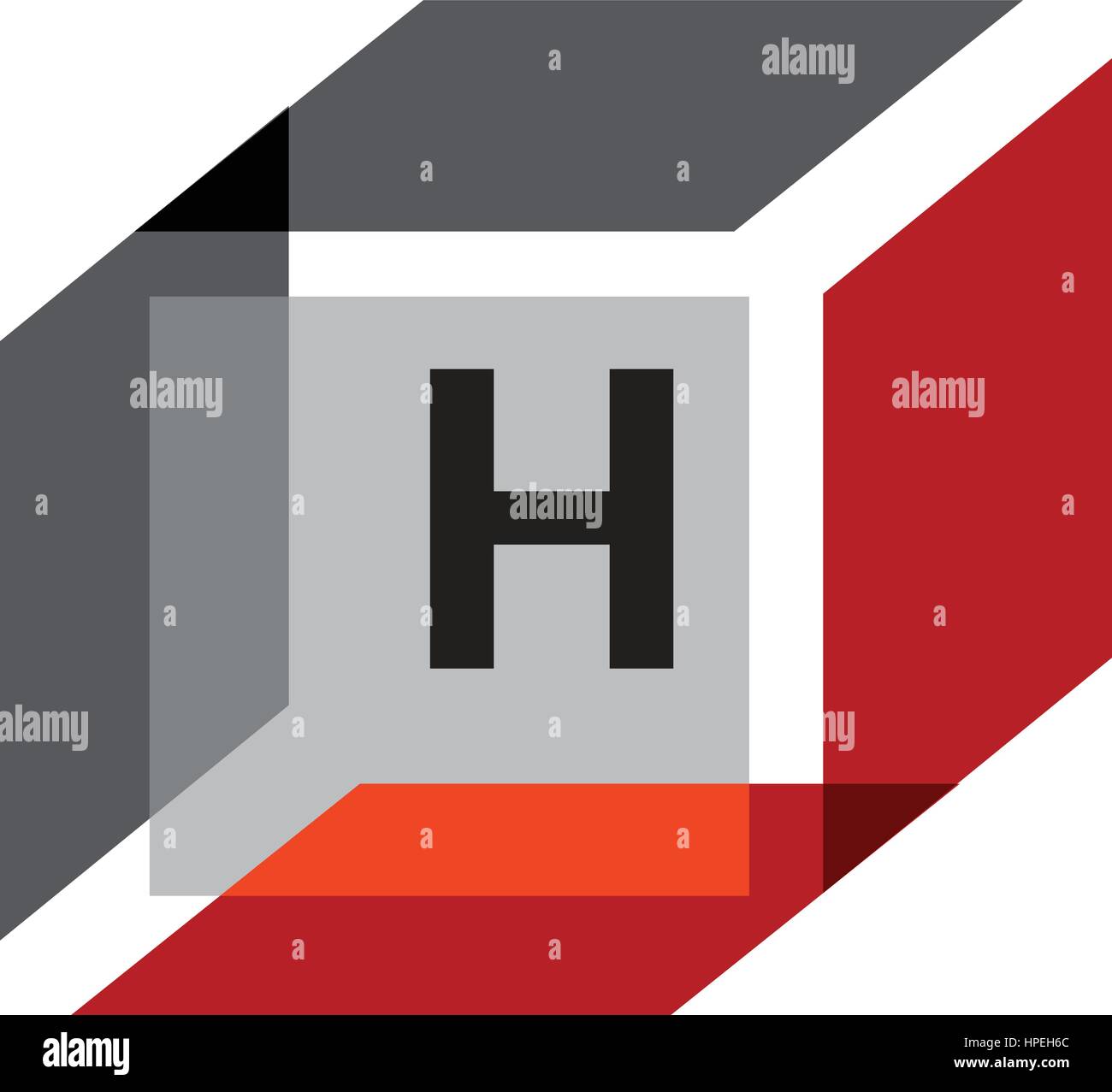 H box Stock Vector Images - Alamy