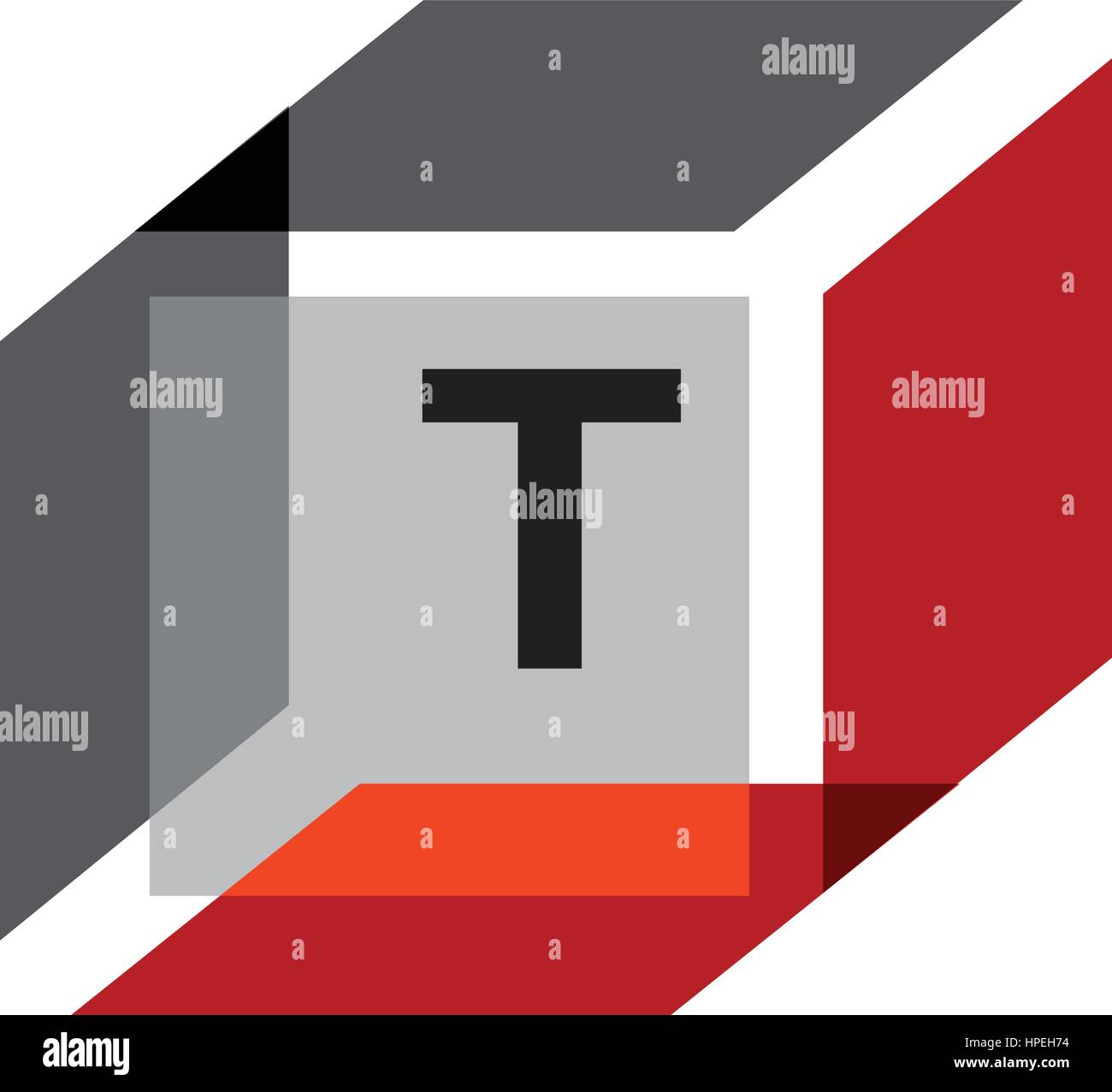 Box Initial T Stock Vector Image & Art - Alamy