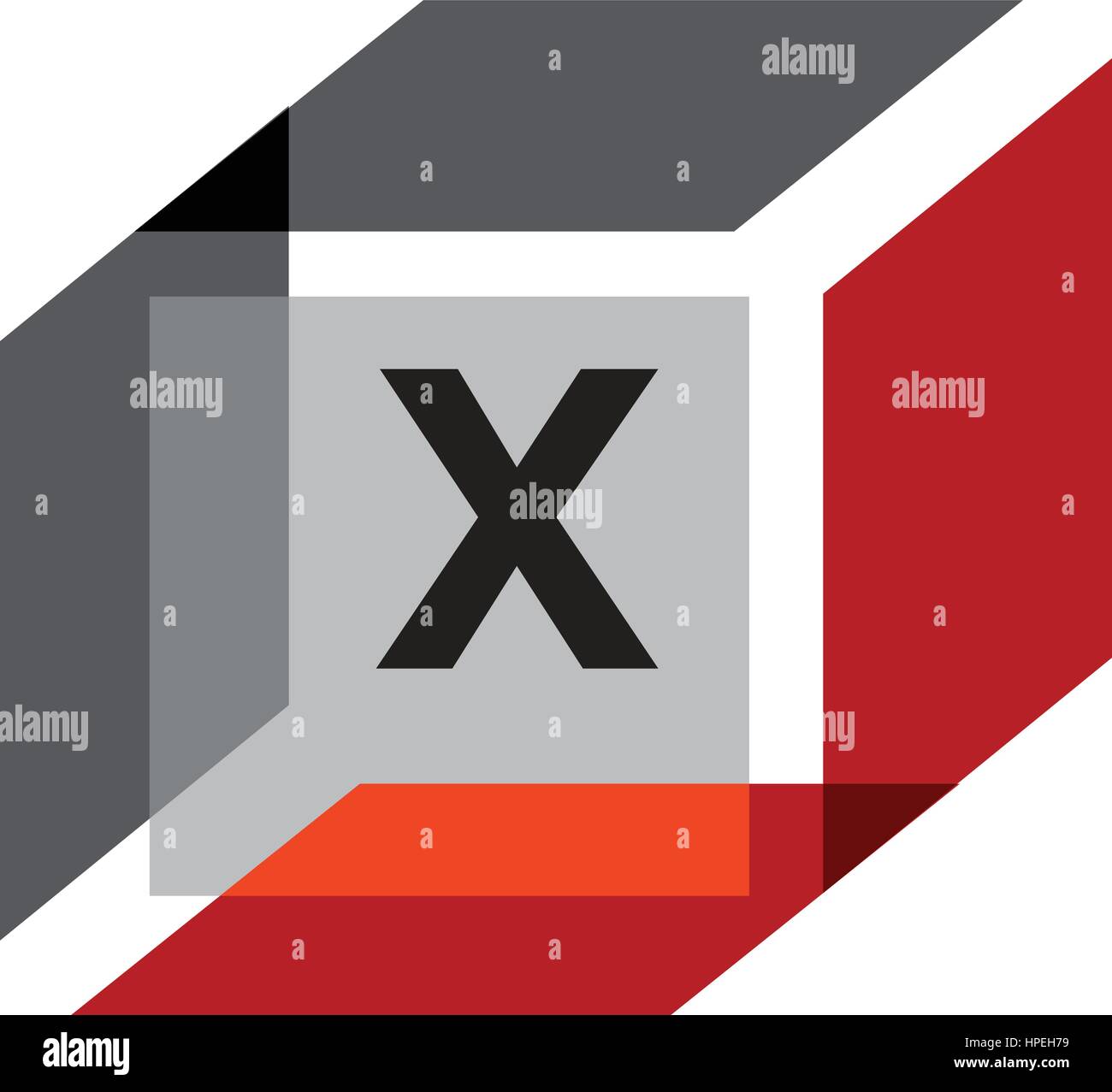X wall Stock Vector Images - Alamy