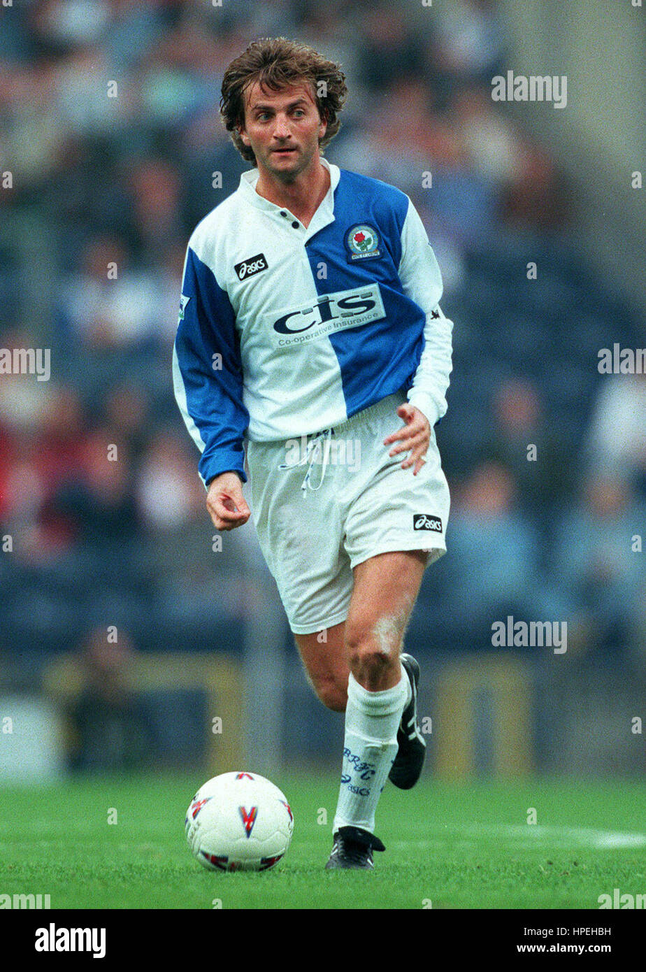 TIM SHERWOOD BLACKBURN ROVERS FC 29 September 1997 Stock Photo - Alamy