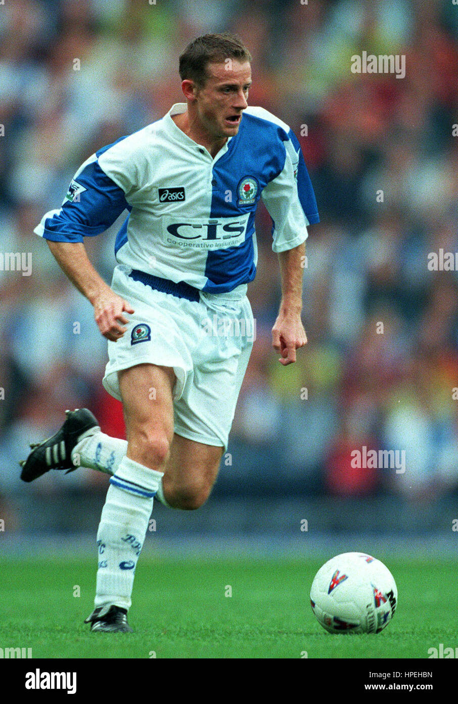 KEVIN GALLACHER BLACKBURN ROVERS FC 29 September 1997 Stock Photo - Alamy