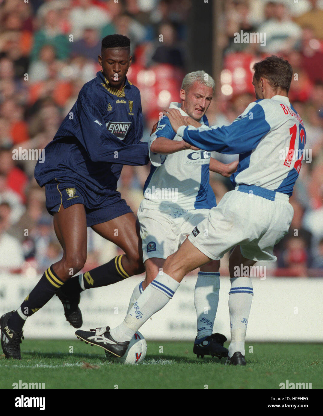 CARL CORT MCKINLAY BOHINEN WIMBLEDON V BLACKBURN 04 October 1997 Stock ...