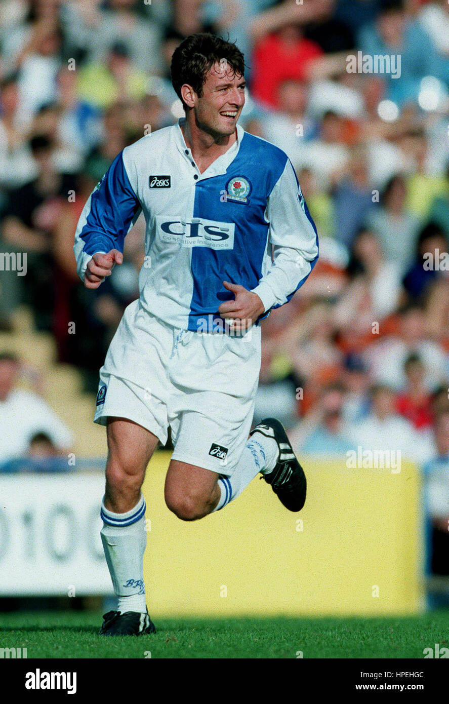 CHRIS SUTTON BLACKBURN ROVERS FC 05 October 1997 Stock Photo - Alamy