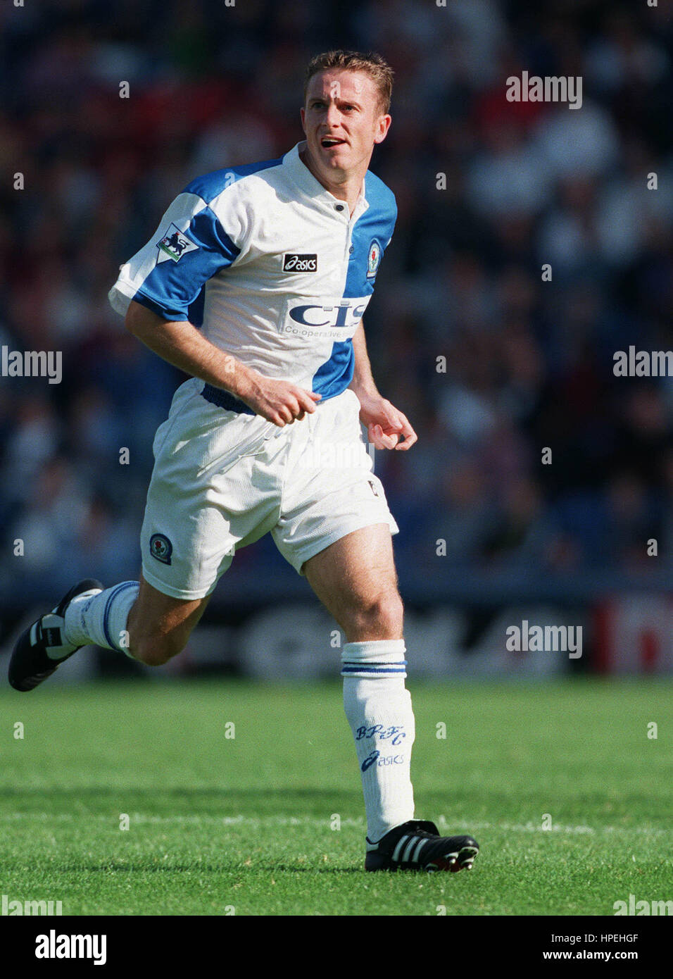 KEVIN GALLACHER BLACKBURN ROVERS FC 05 October 1997 Stock Photo - Alamy