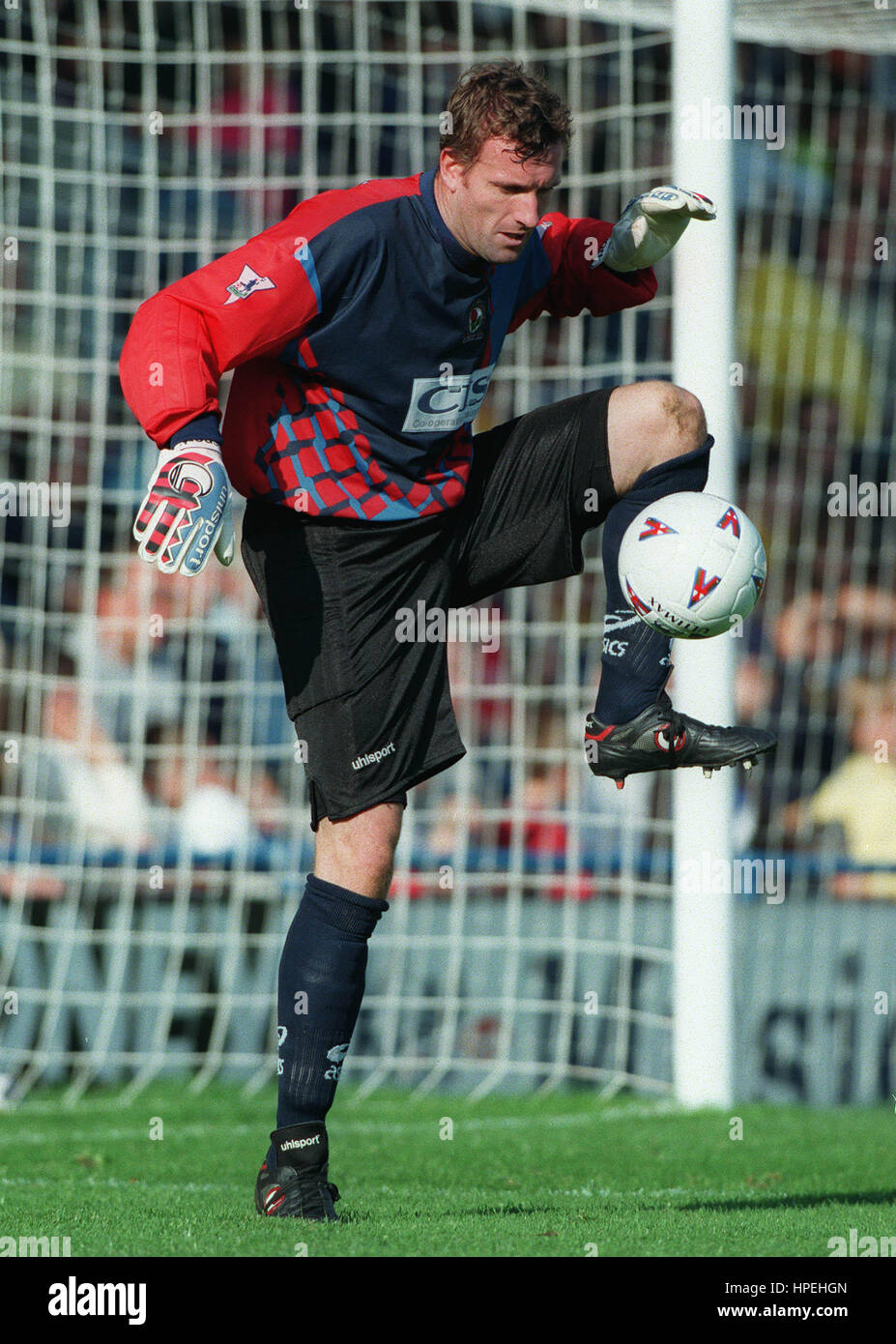 TIM FLOWERS BLACKBURN ROVERS FC 05 October 1997 Stock Photo - Alamy