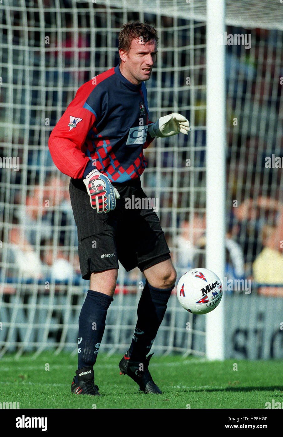 TIM FLOWERS BLACKBURN ROVERS FC 05 October 1997 Stock Photo - Alamy