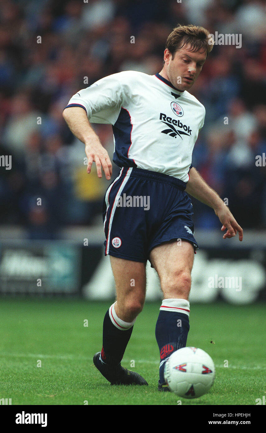 GERRY TAGGART BOLTON WANDERERS FC 05 October 1997 Stock Photo - Alamy