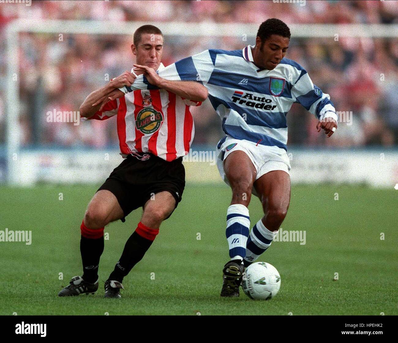 CHRIS MAKIN & CARL ASABA READING V SUNDERLAND 04 October 1997 Stock ...