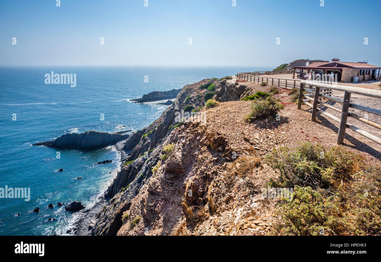 Portugal, Western Algarve, Vicentine Coast Natural Park, view of the ...