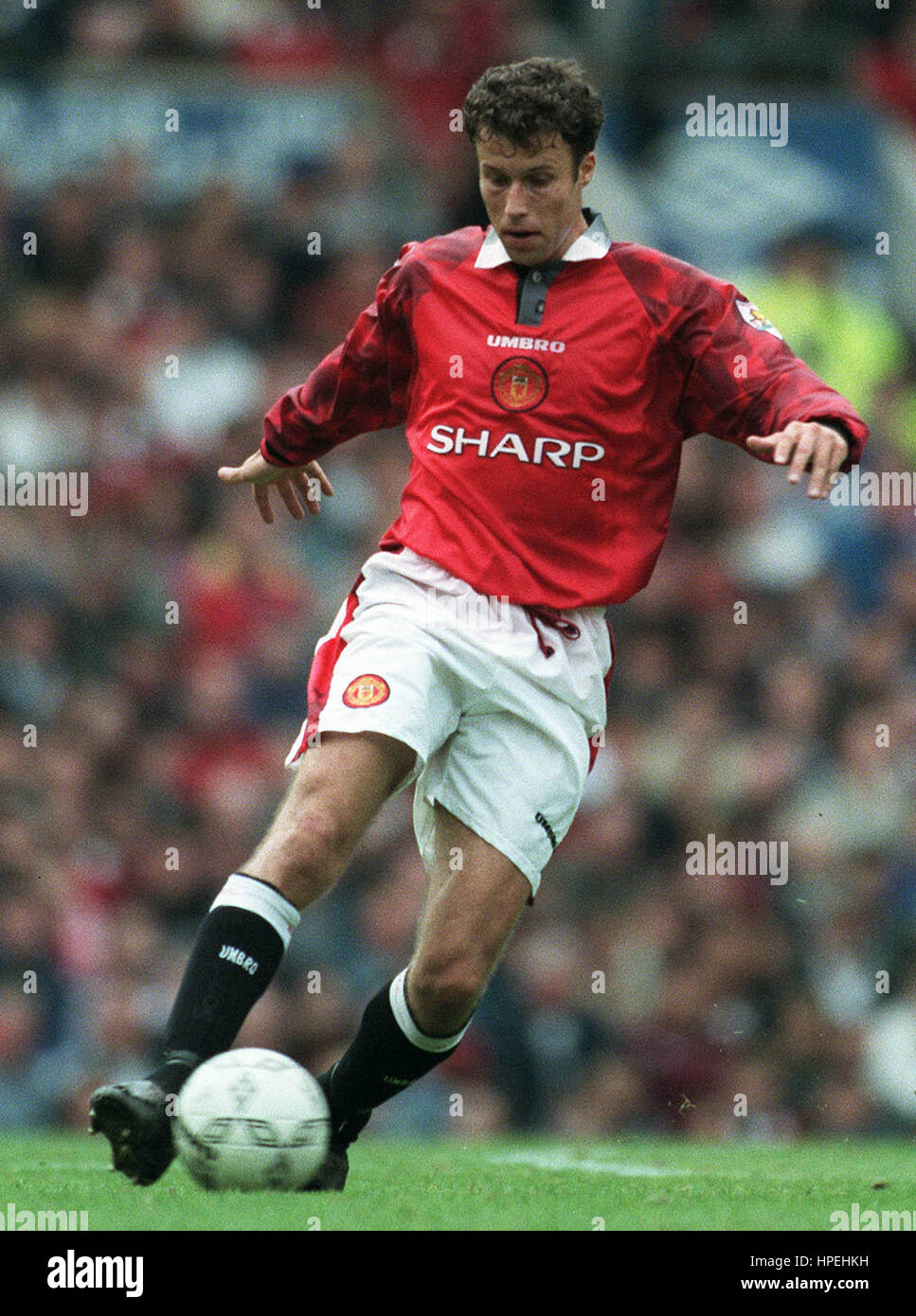 RONNIE JOHNSEN MANCHESTER UNITED FC 06 October 1997 Stock Photo - Alamy