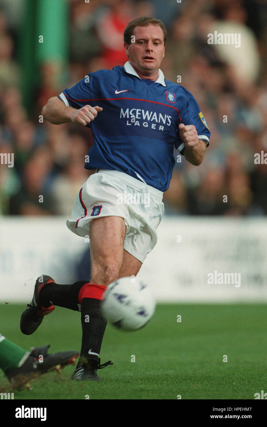 PAUL GASCOIGNE GLASGOW RANGERS FC 06 October 1997 Stock Photo - Alamy