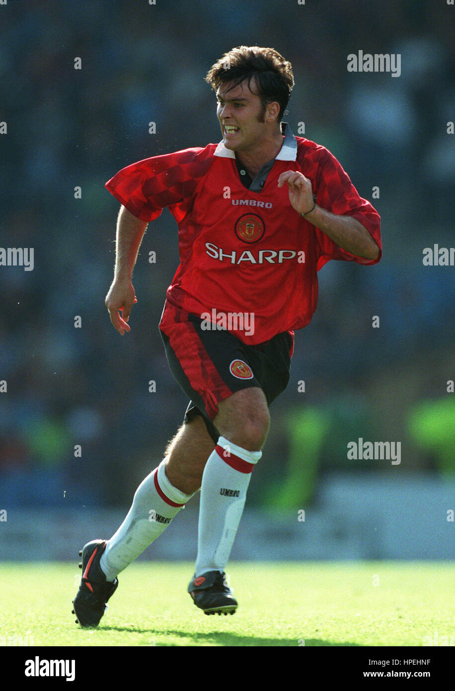 BEN THORNLEY MANCHESTER UNITED FC 06 October 1997 Stock Photo - Alamy