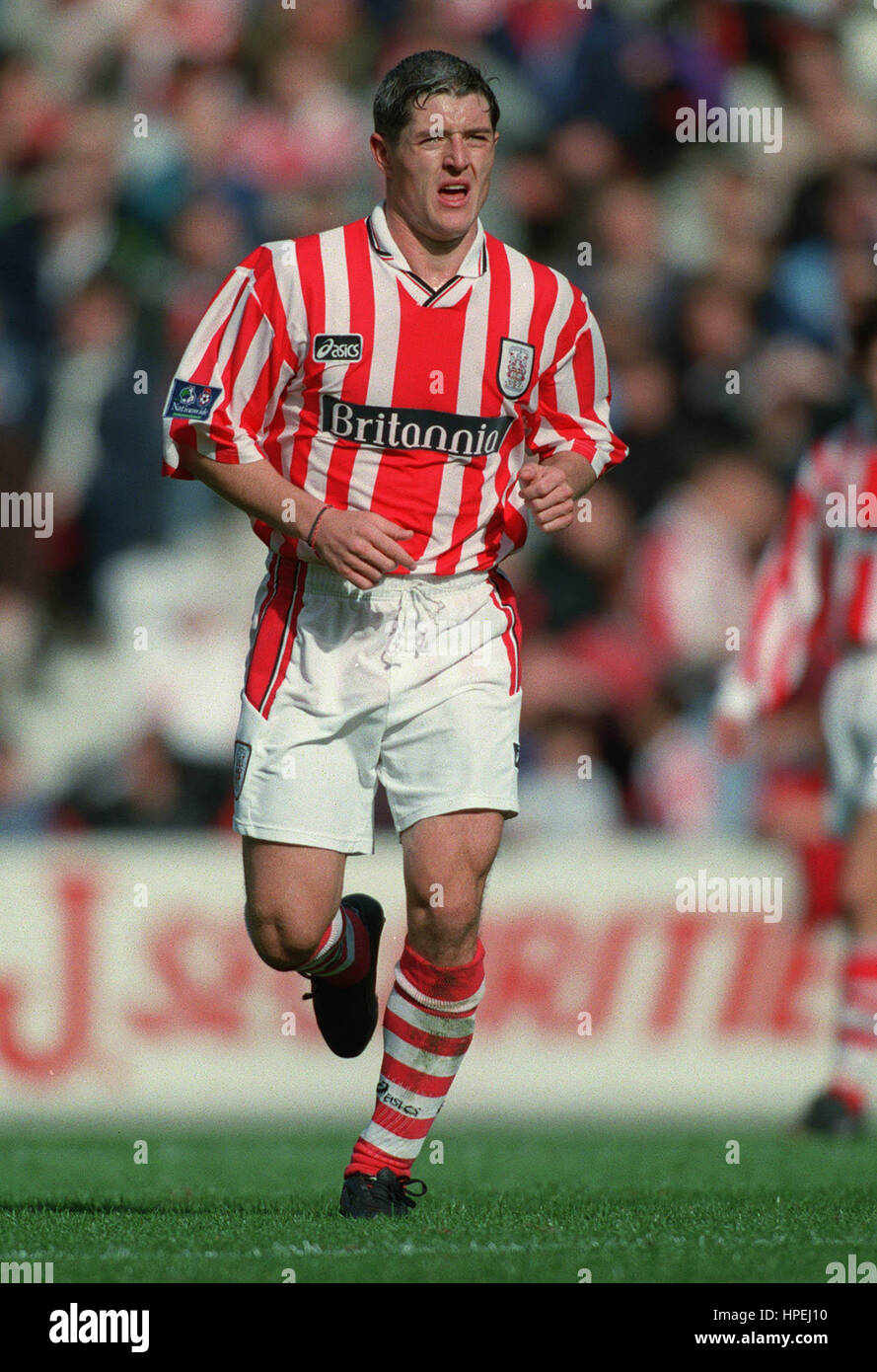 GRAHAM KAVANAGH STOKE CITY FC 14 October 1997 Stock Photo - Alamy