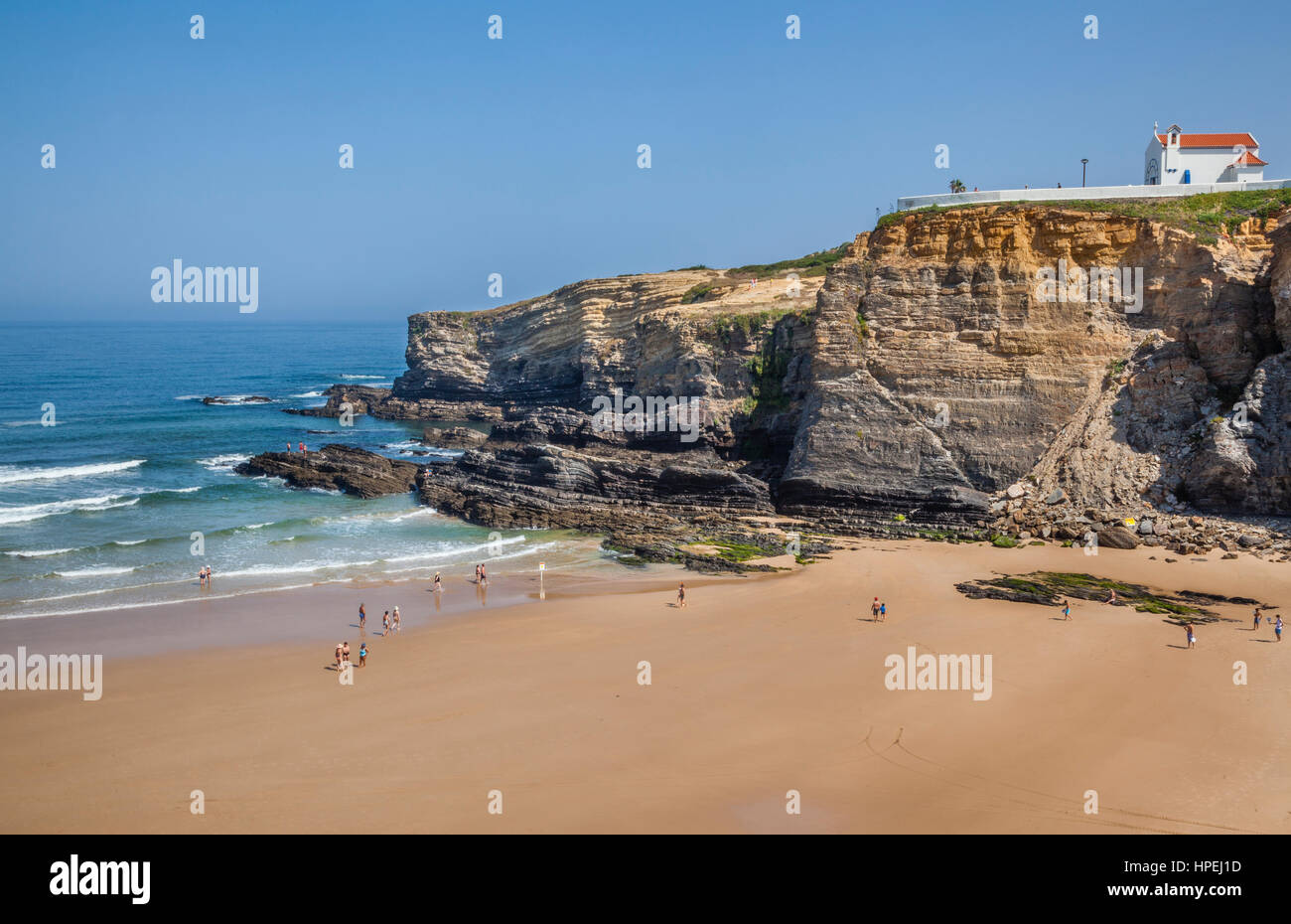 Portugal, Alentejo, Nature Park of the Southwest Alentejo, view of the ...