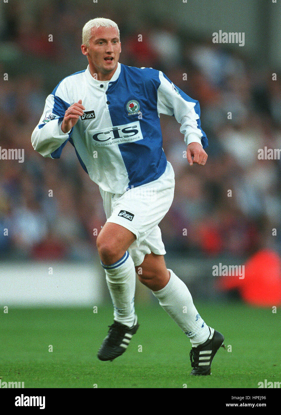 BILLY MCKINLAY BLACKBURN ROVERS FC 20 October 1997 Stock Photo - Alamy
