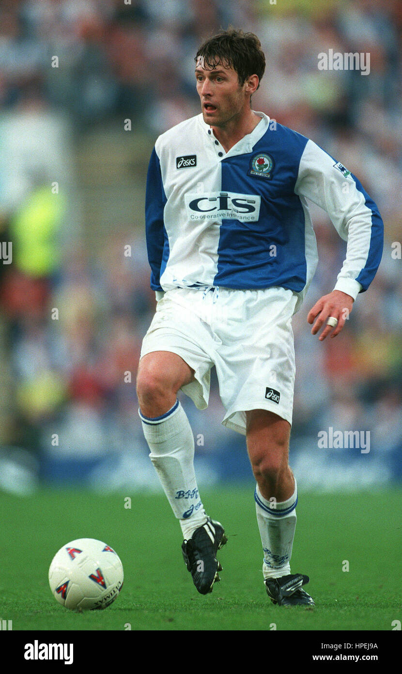 CHRIS SUTTON BLACKBURN ROVERS FC 20 October 1997 Stock Photo - Alamy