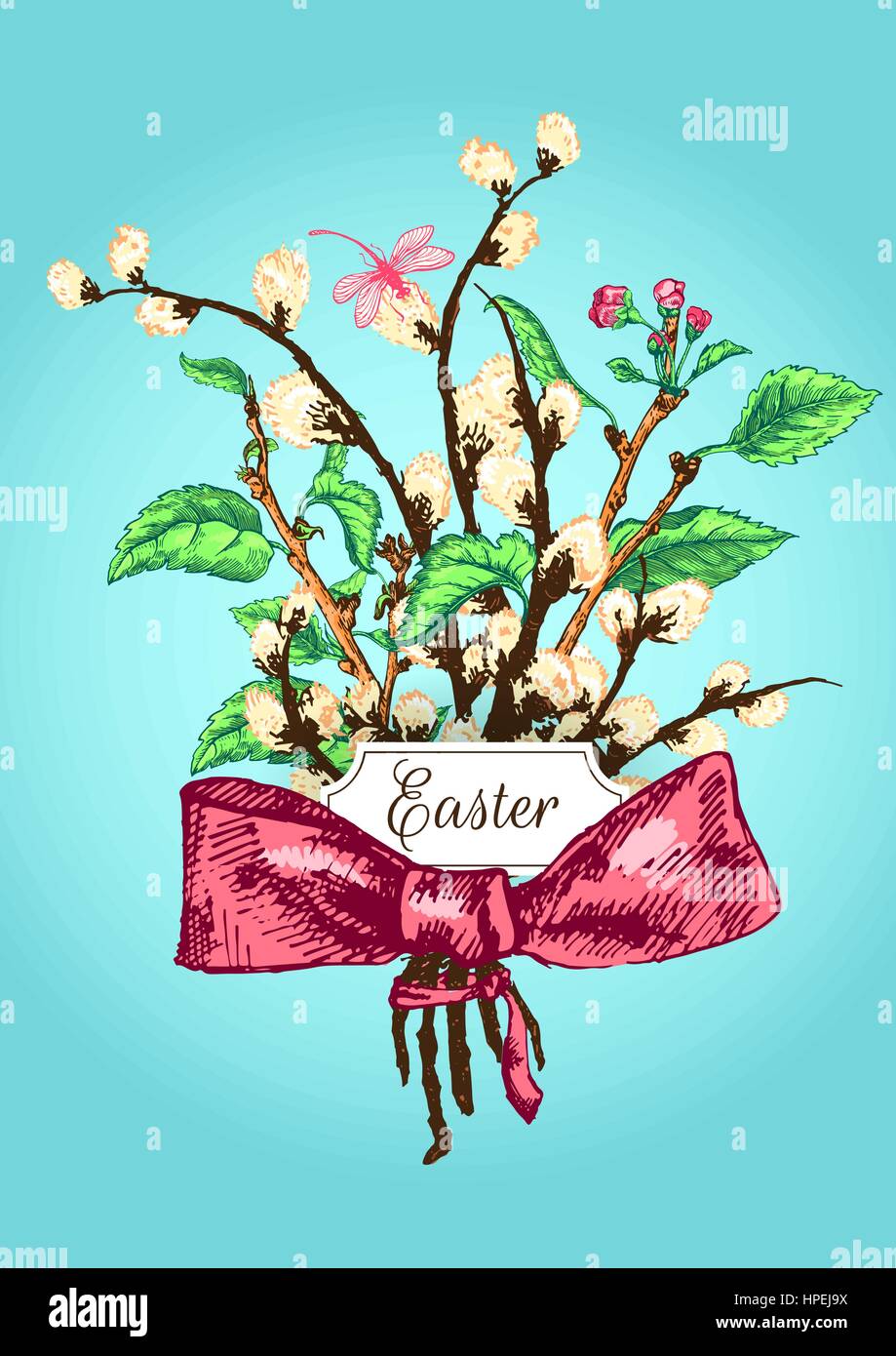 Realistic easter bunny Stock Vector Images - Alamy