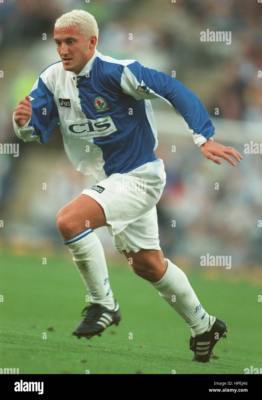 BILLY MCKINLAY BLACKBURN ROVERS FC 20 October 1997 Stock Photo - Alamy
