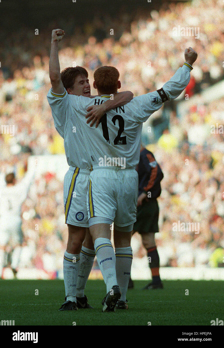 DAVID HOPKIN & HARRY KEWELL LEEDS UNITED FC 03 November 1997 Stock ...