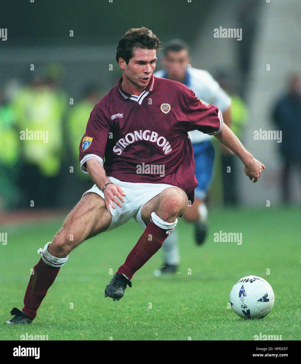STEPHANE ADAM HEARTS OF MIDLOTHIAN FC 26 November 1997 Stock Photo - Alamy