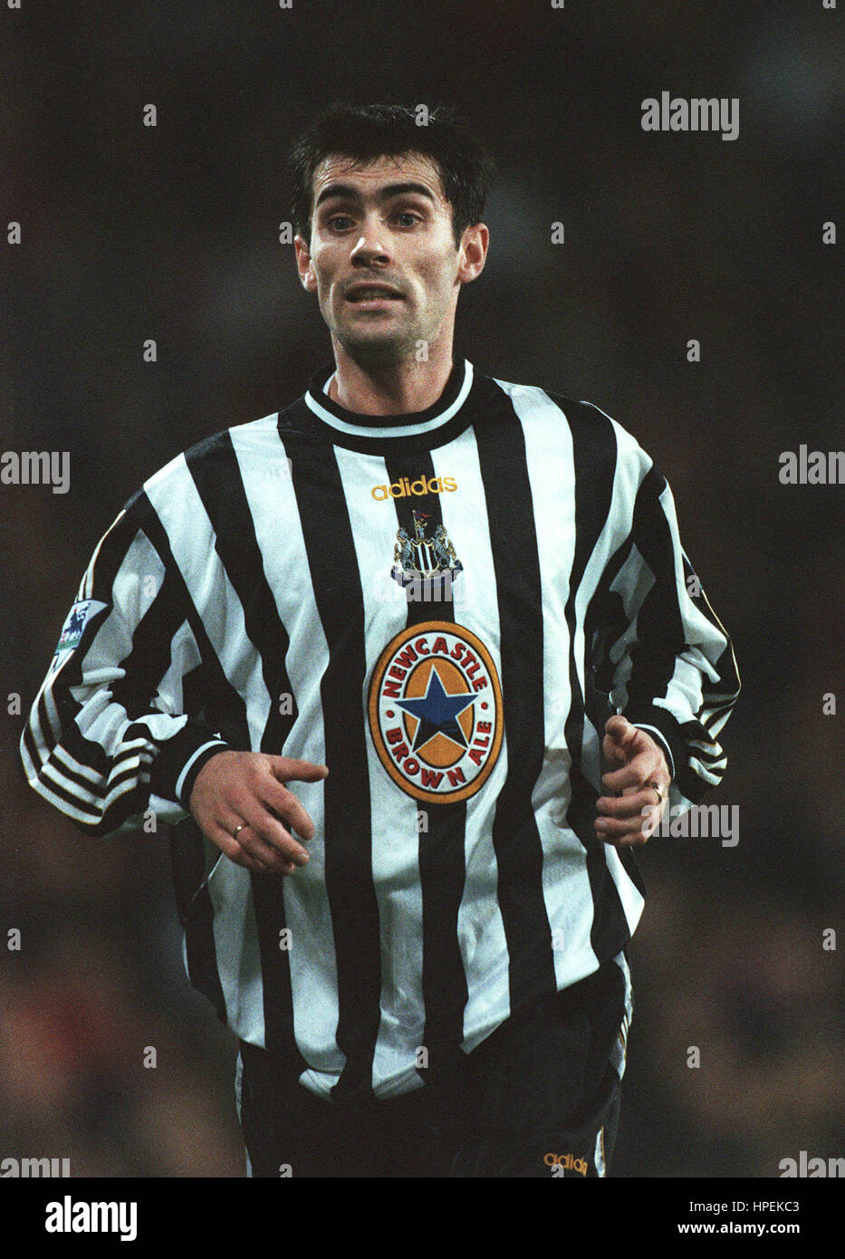 KEITH GILLESPIE NEWCASTLE UNITED FC 01 December 1997 Stock Photo - Alamy