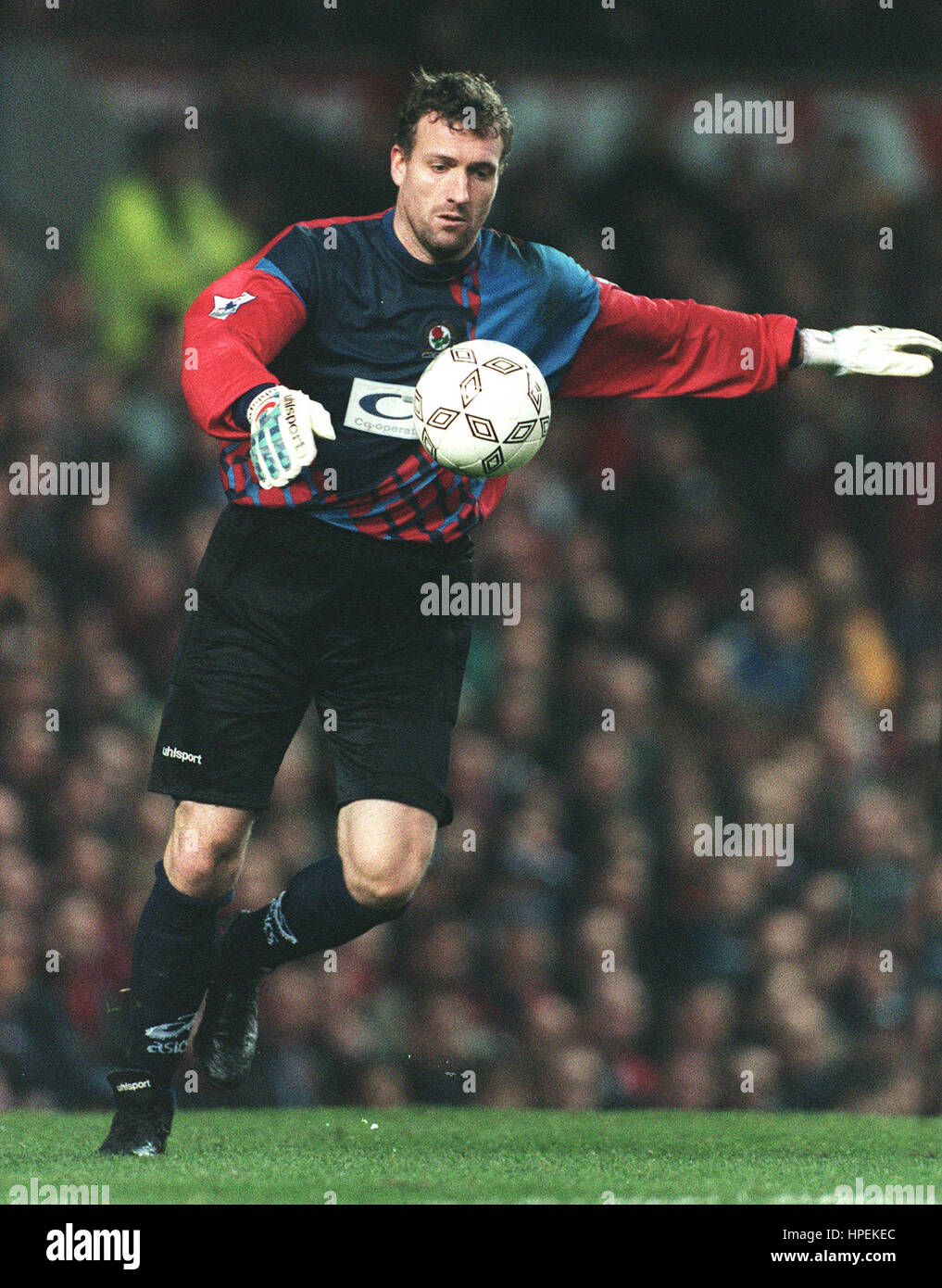 TIM FLOWERS BLACKBURN ROVERS FC 01 December 1997 Stock Photo - Alamy