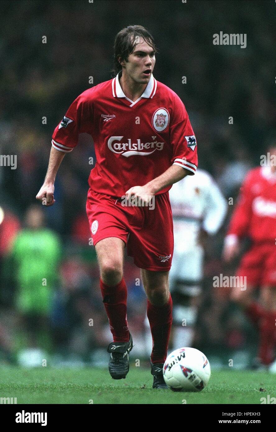 JASON MCATEER LIVERPOOL FC 08 December 1997 Stock Photo - Alamy