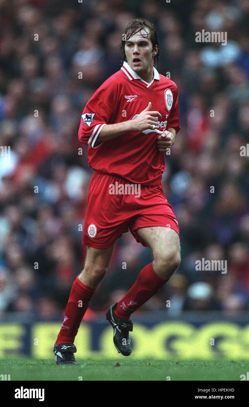 JASON MCATEER LIVERPOOL FC 08 December 1997 Stock Photo - Alamy