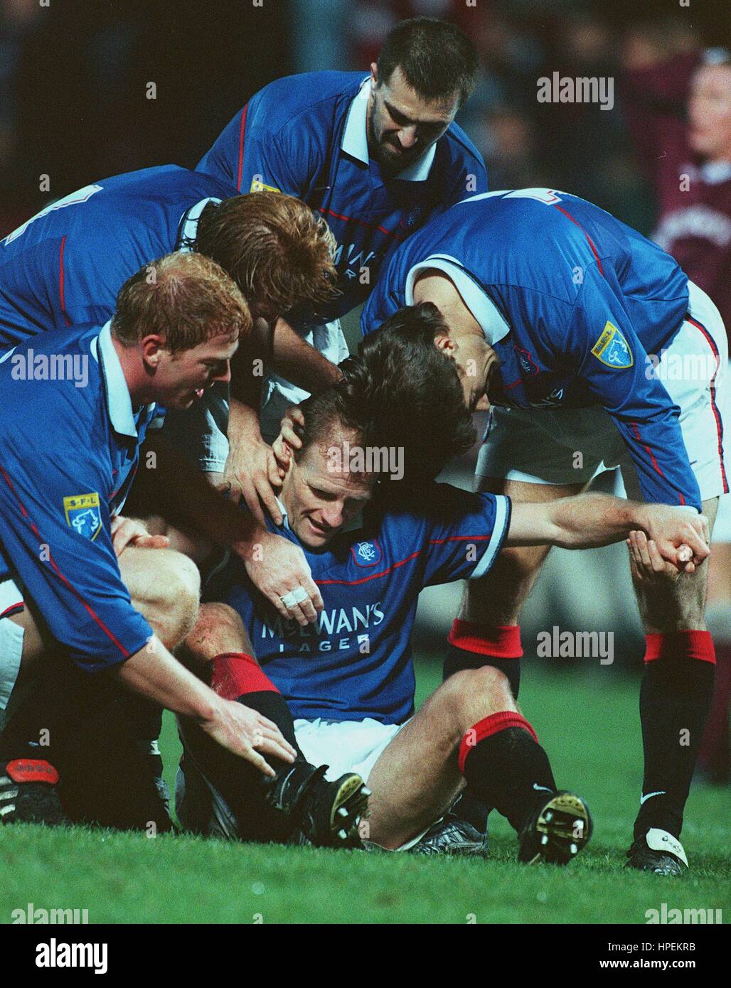 GORDON DURIE HEARTS V GLASGOW RANGERS 20 December 1997 Stock Photo - Alamy
