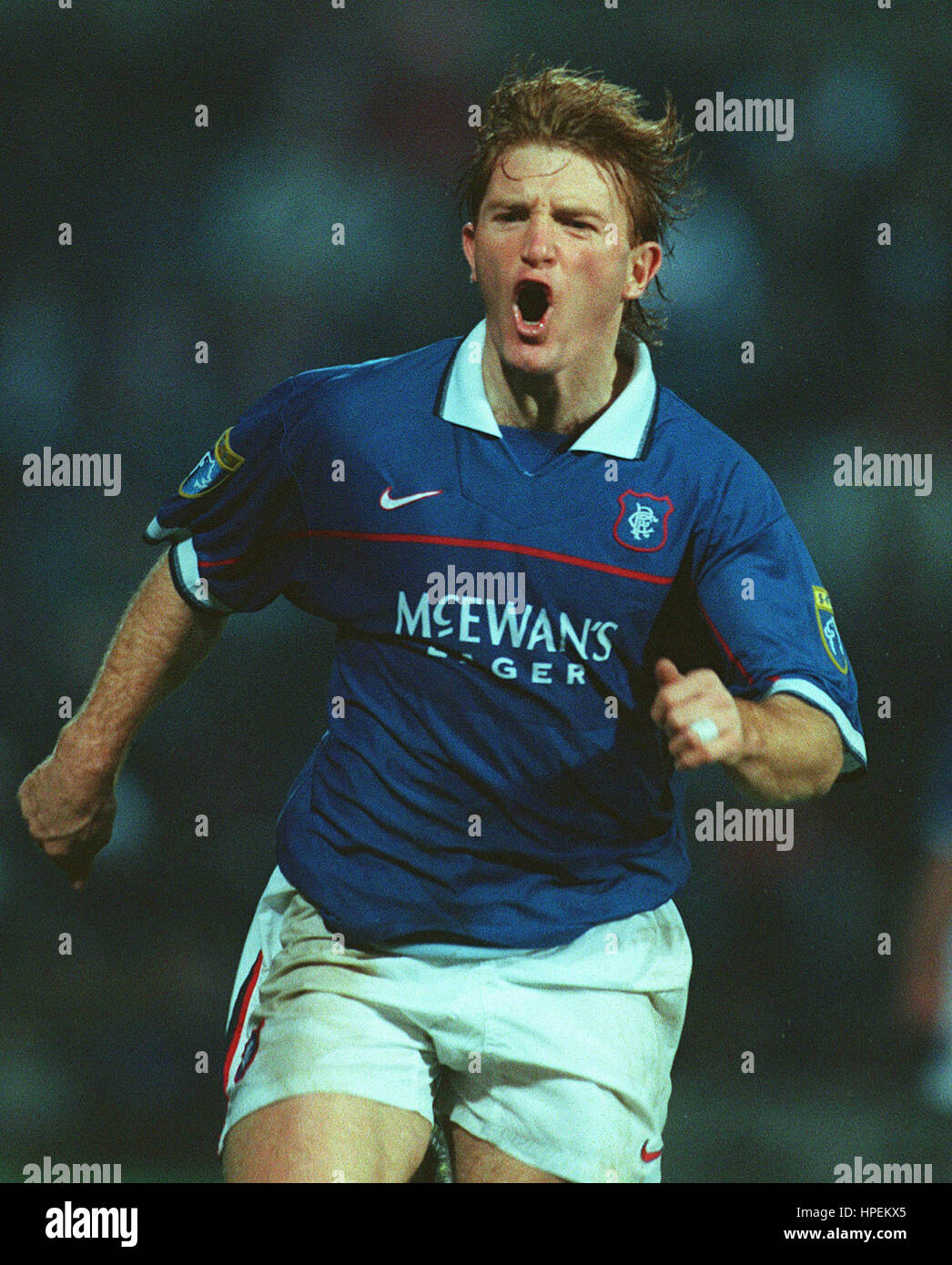 STUART MCCALL GLASGOW RANGERS FC 22 December 1997 Stock Photo - Alamy