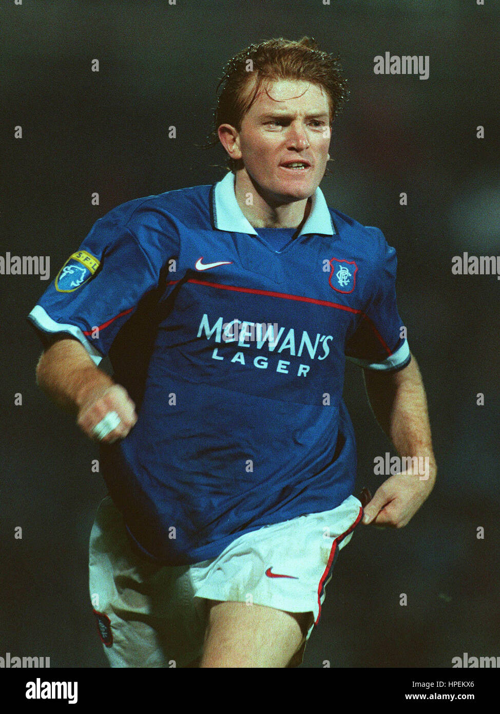 STUART MCCALL GLASGOW RANGERS FC 22 December 1997 Stock Photo - Alamy
