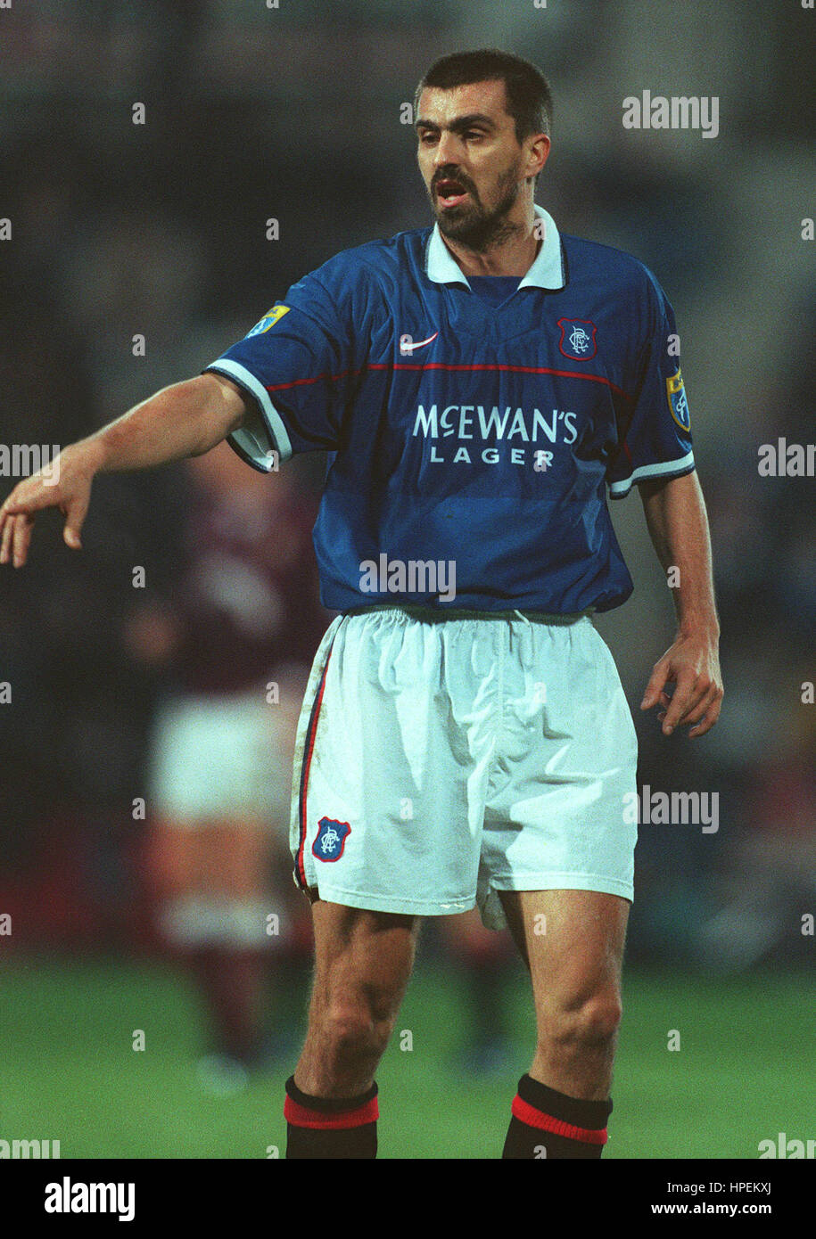 SERGIO PORRINI GLASGOW RANGERS FC 22 December 1997 Stock Photo - Alamy
