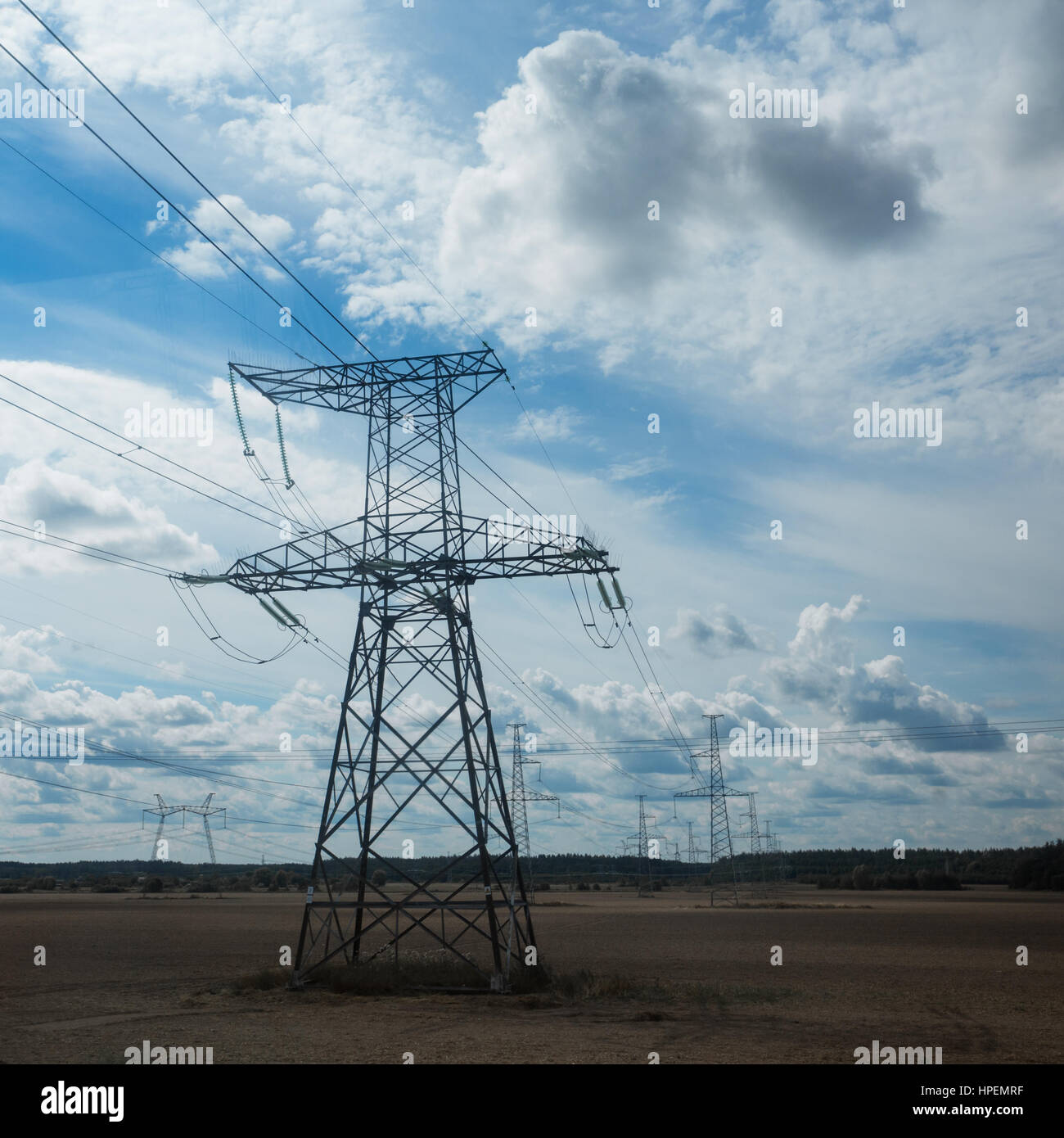 Electric power transmission lines. High voltage switchgear and ...