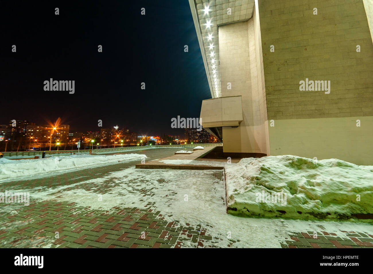 urban architecture of the building at sunset Stock Photo - Alamy