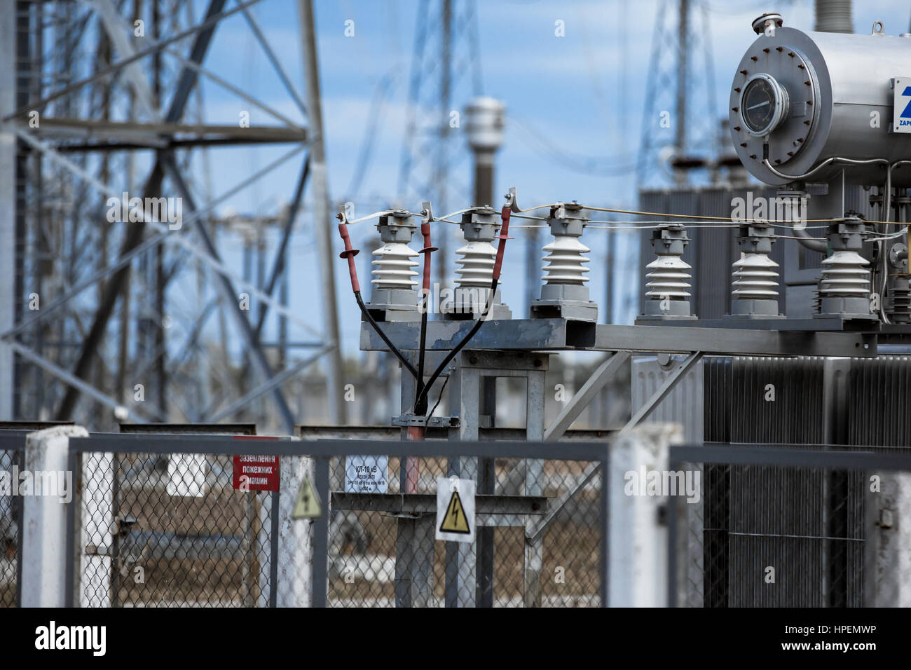 Electric power transmission lines. High voltage switchgear and ...