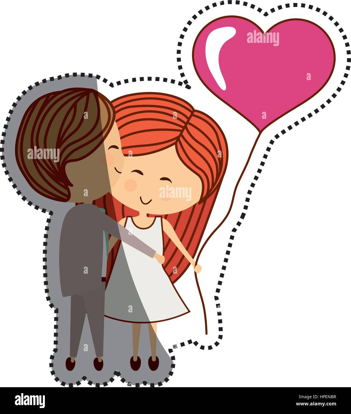 Lovely couple cartoon Stock Vector Image & Art - Alamy