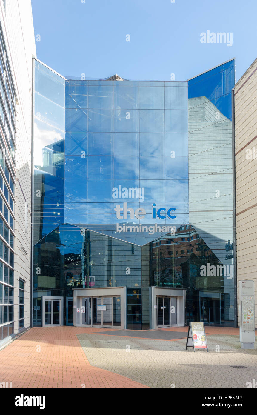 Canalside entrance to the International Convention Centre (ICC) in the ...
