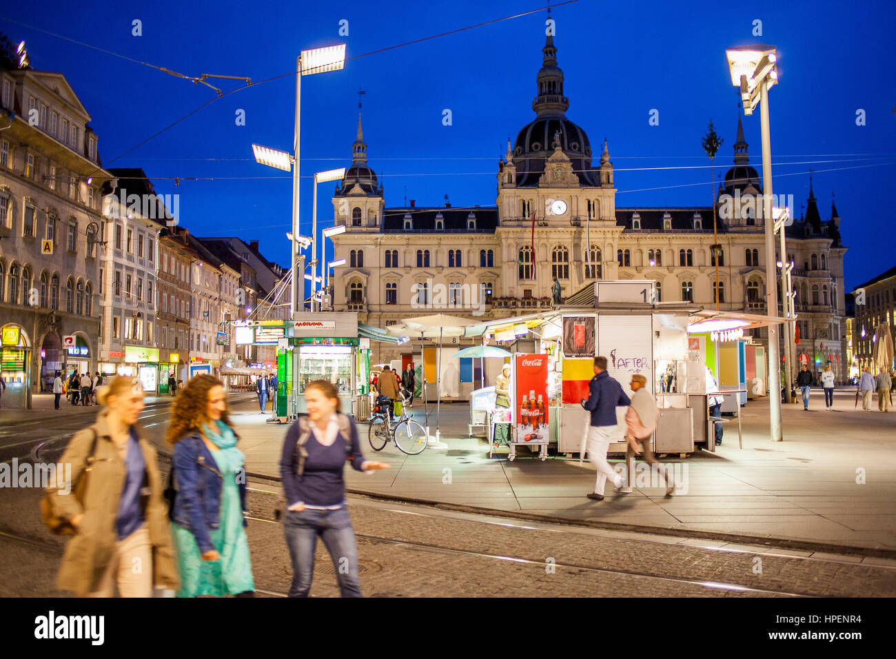 Town Hall, in the Hauptplatz, Graz, Austria Stock Photo - Alamy