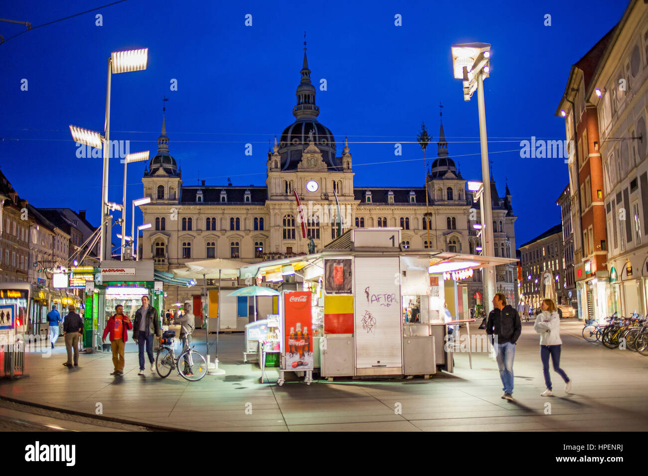 Town Hall, in the Hauptplatz, Graz, Austria Stock Photo - Alamy