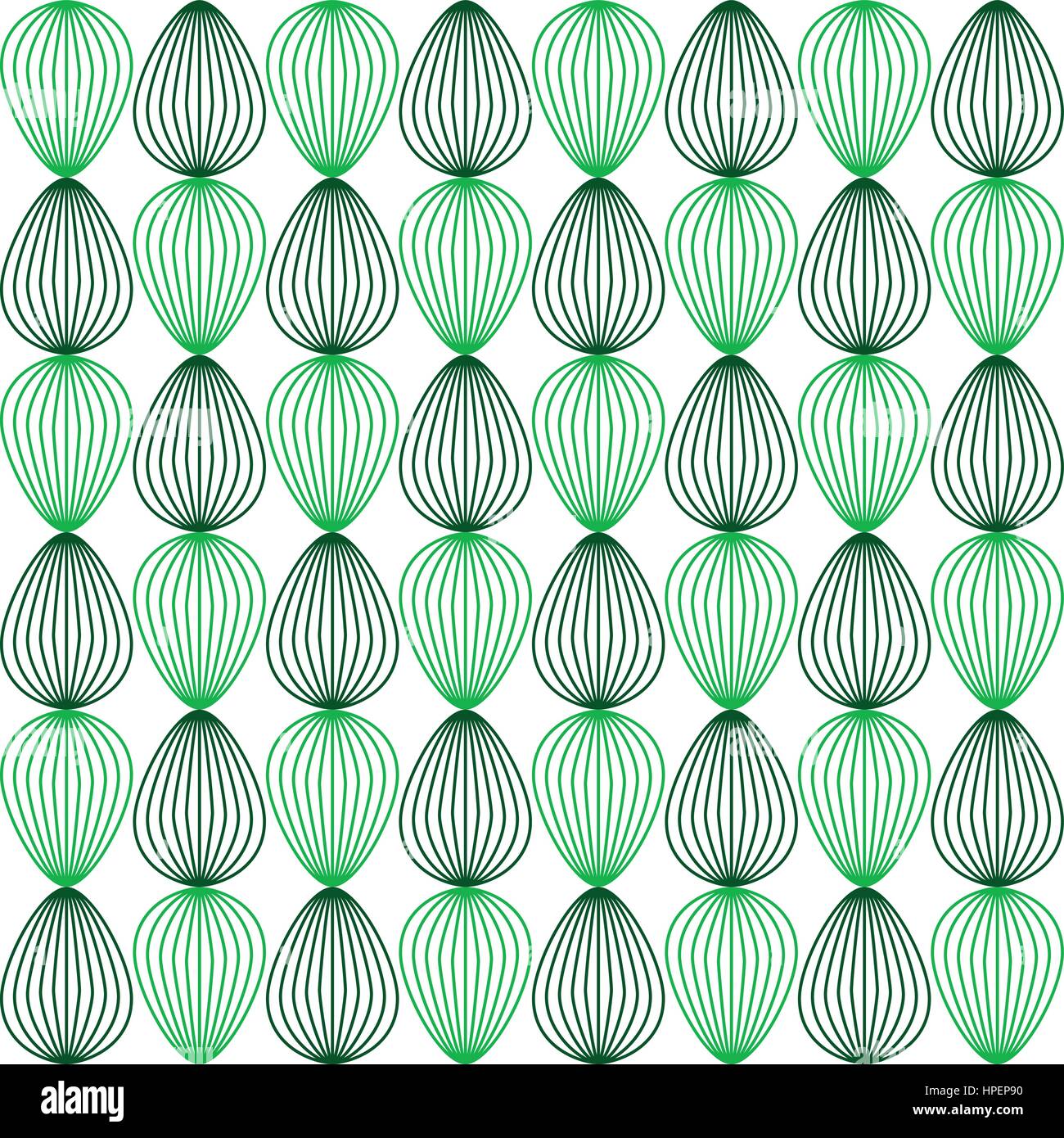 Simple shell outline pattern - seamless editable vector background tile ...