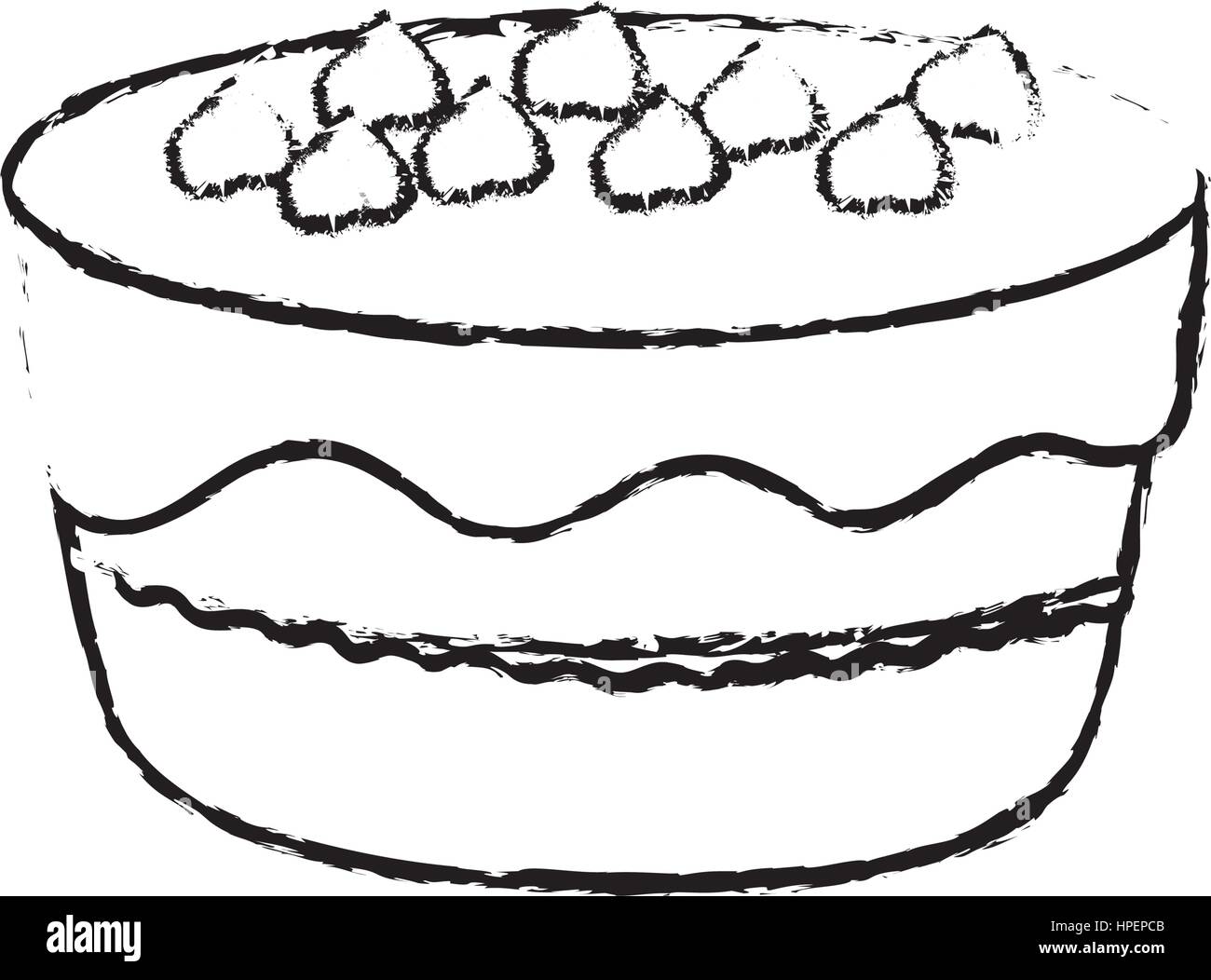 Scribble Cake High Resolution Stock Photography and Images - Alamy