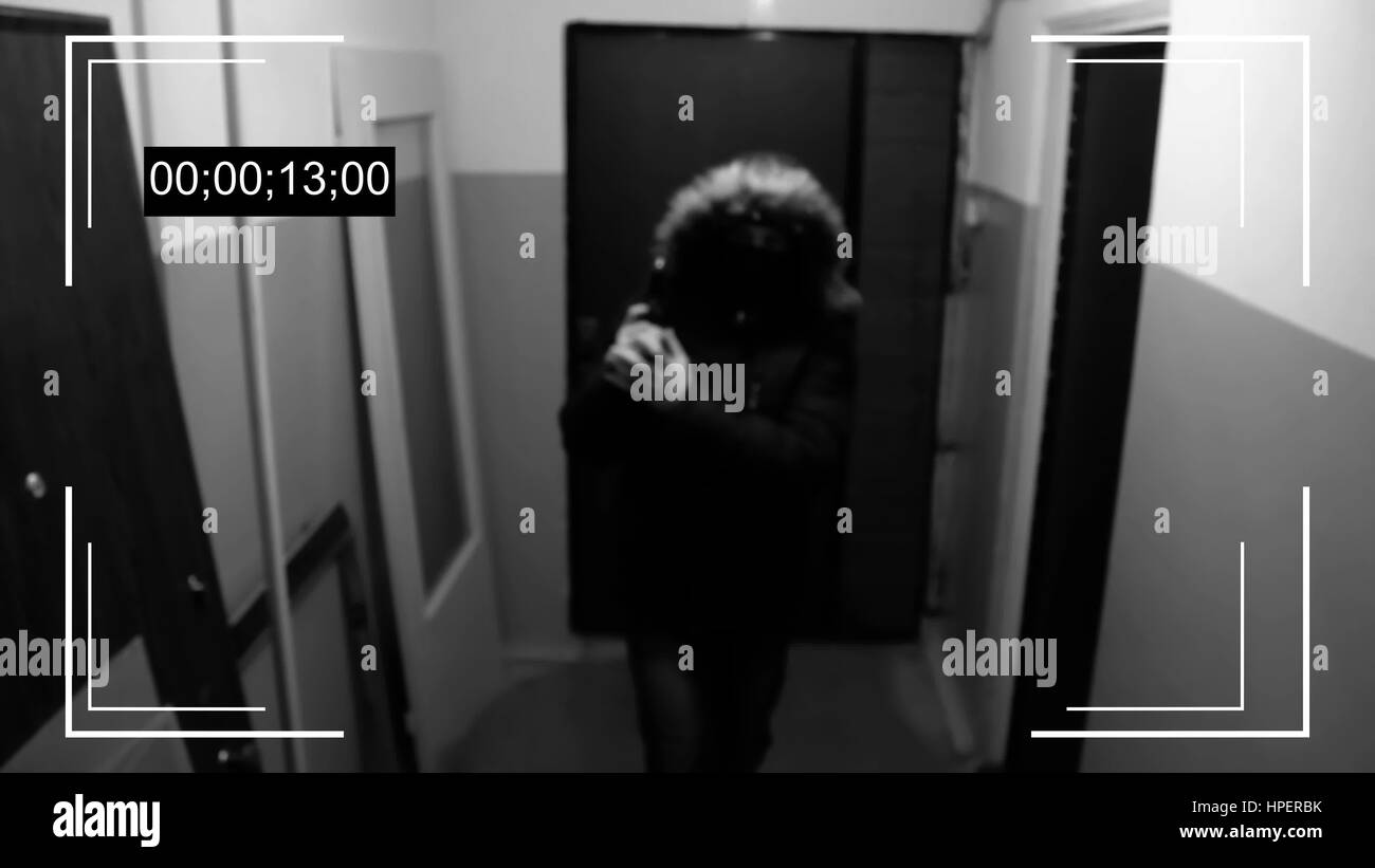 Robbery cctv Black and White Stock Photos & Images - Alamy
