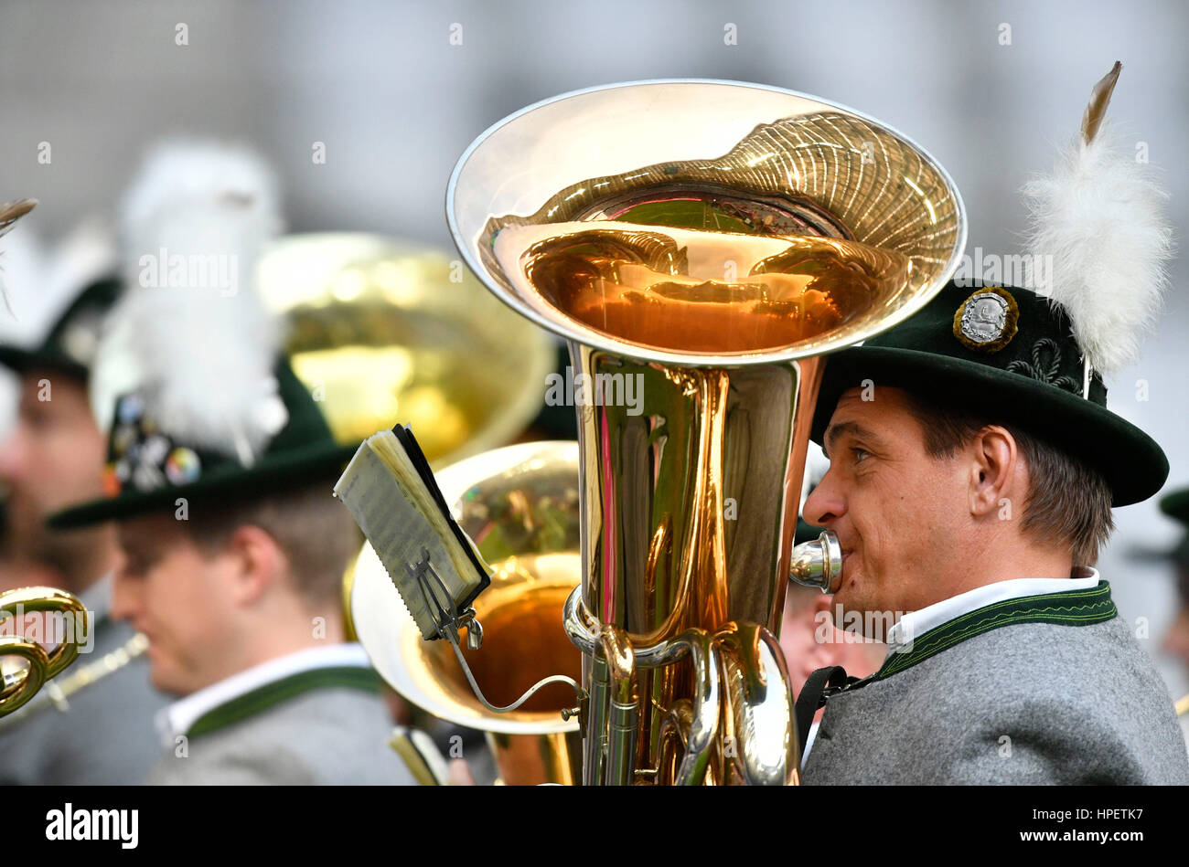traditional marching band, Munich, Bavaria, Germany Stock Photo - Alamy