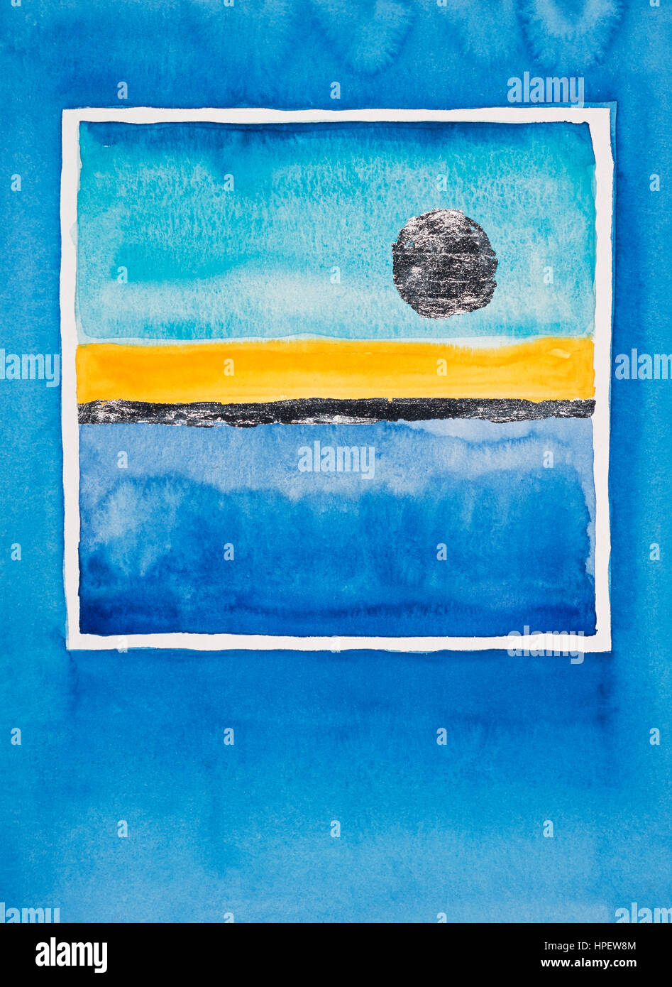 Paintings by Regine Martin, Silvermoon Stock Photo - Alamy
