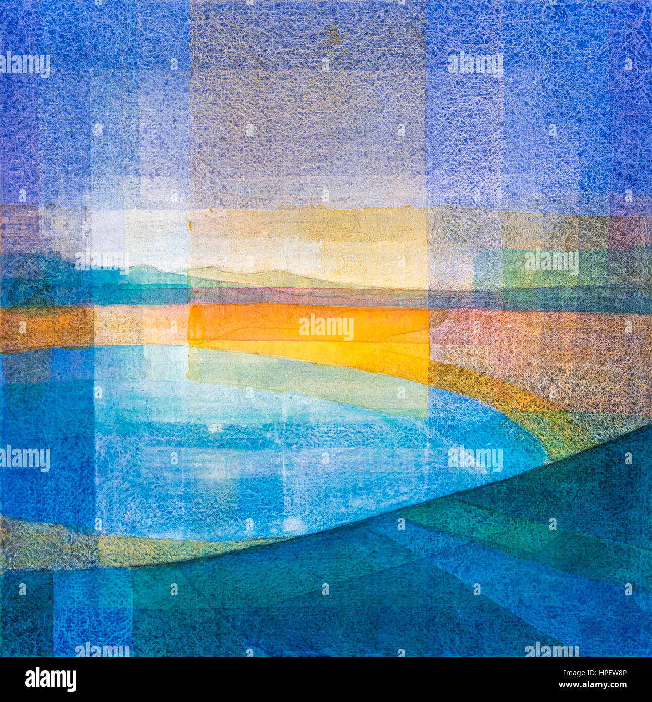 Paintings by Regine Martin, Gulf of Baratti Stock Photo - Alamy