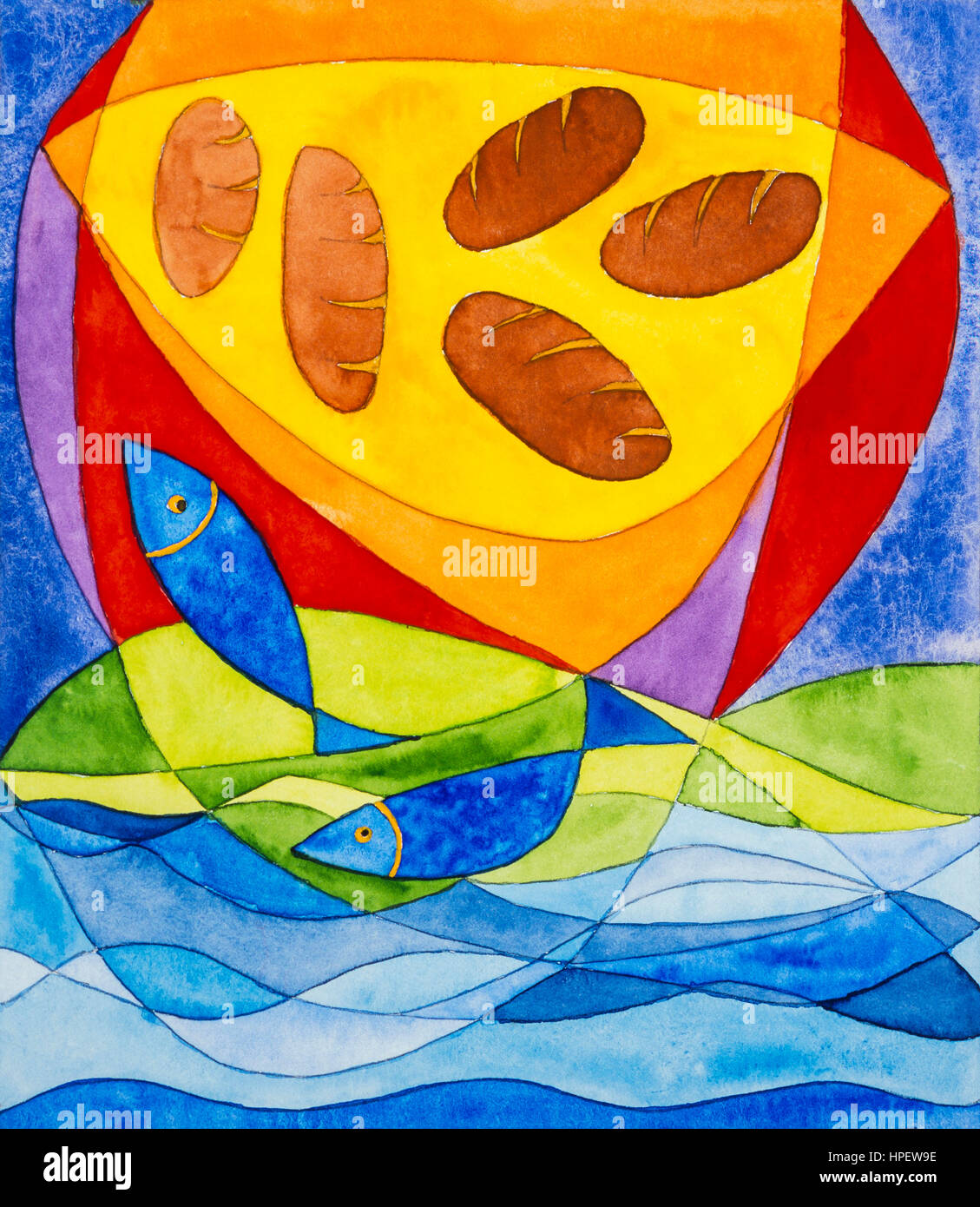 Feeding of the 5000 hi-res stock photography and images - Alamy