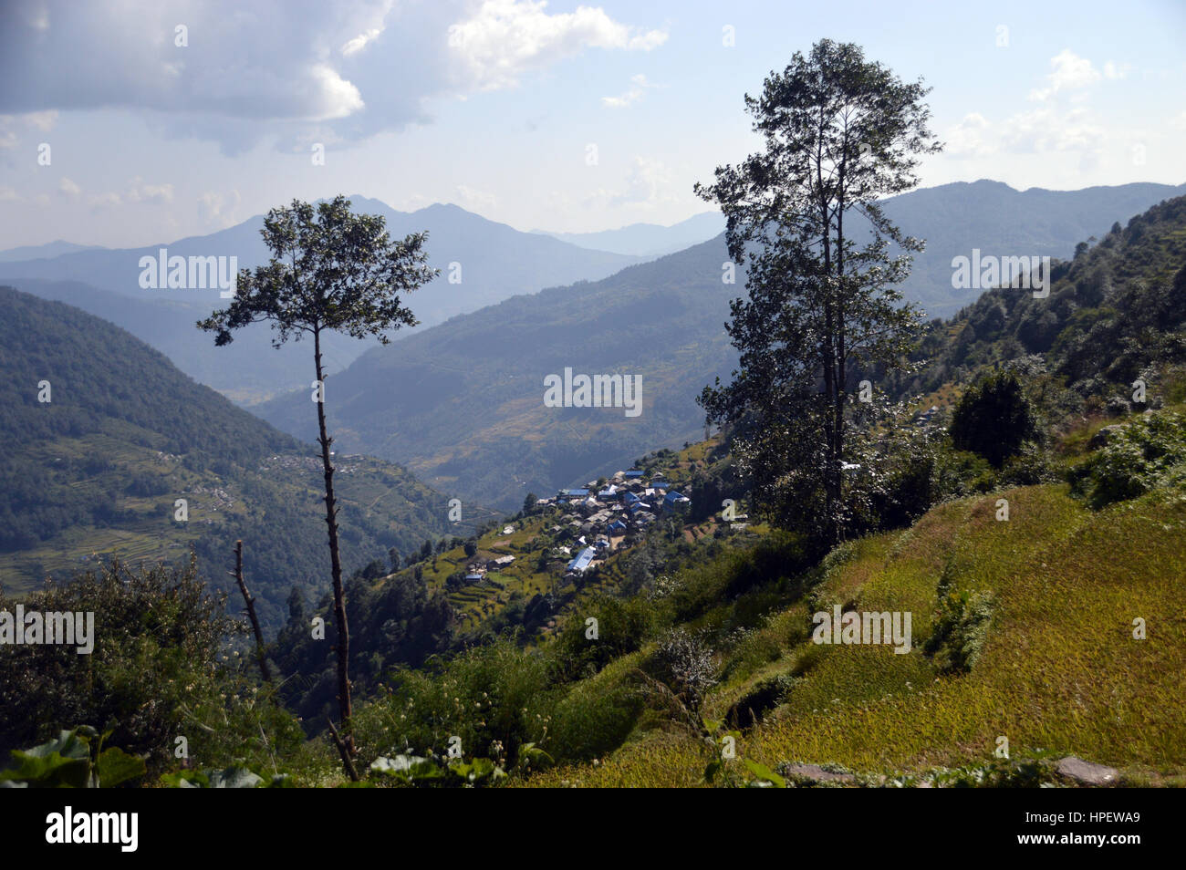 Nepal ulleri hill hi-res stock photography and images - Alamy