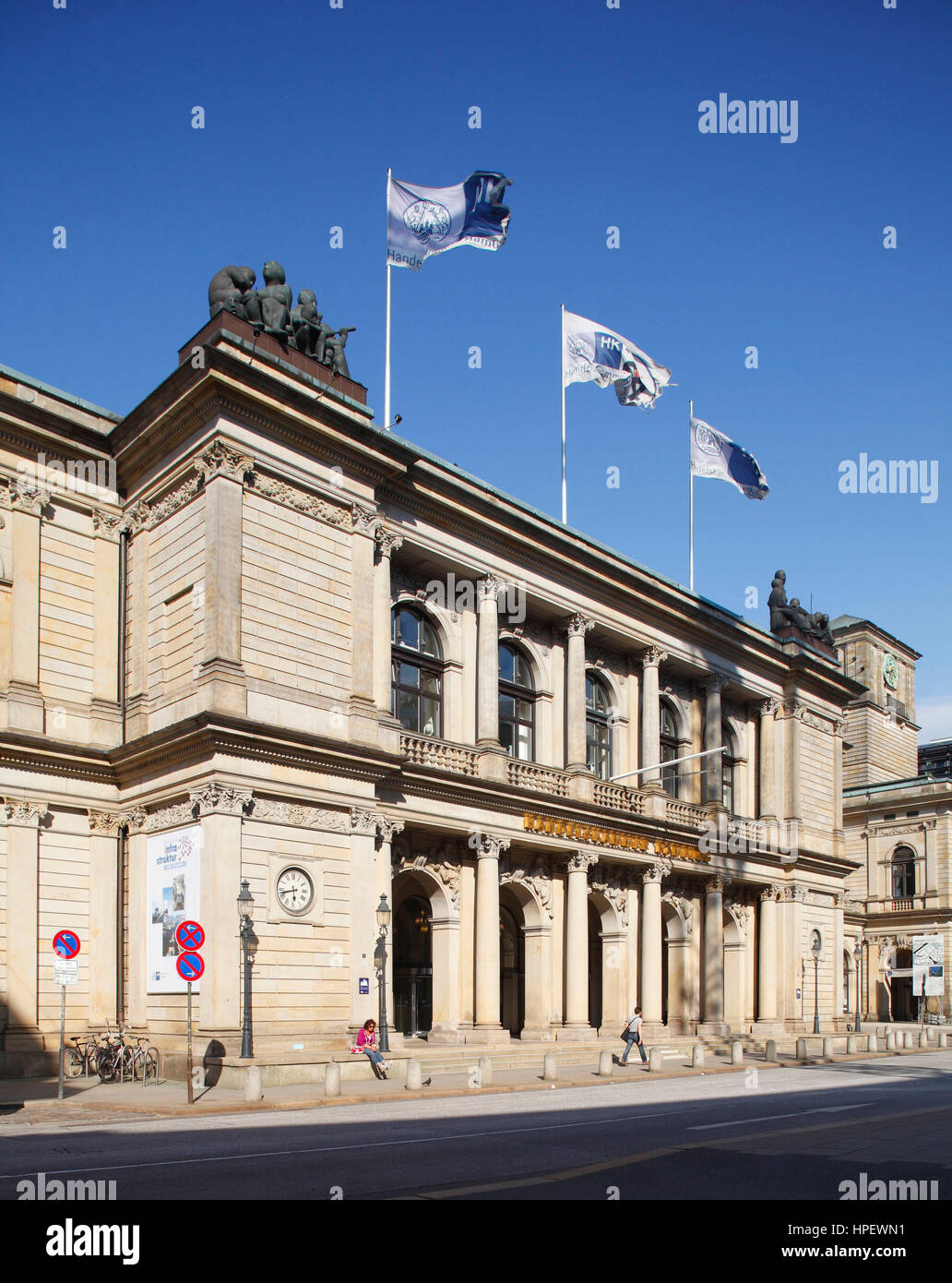 Chamber of Commerce, Hamburg, Germany, Europe Stock Photo - Alamy