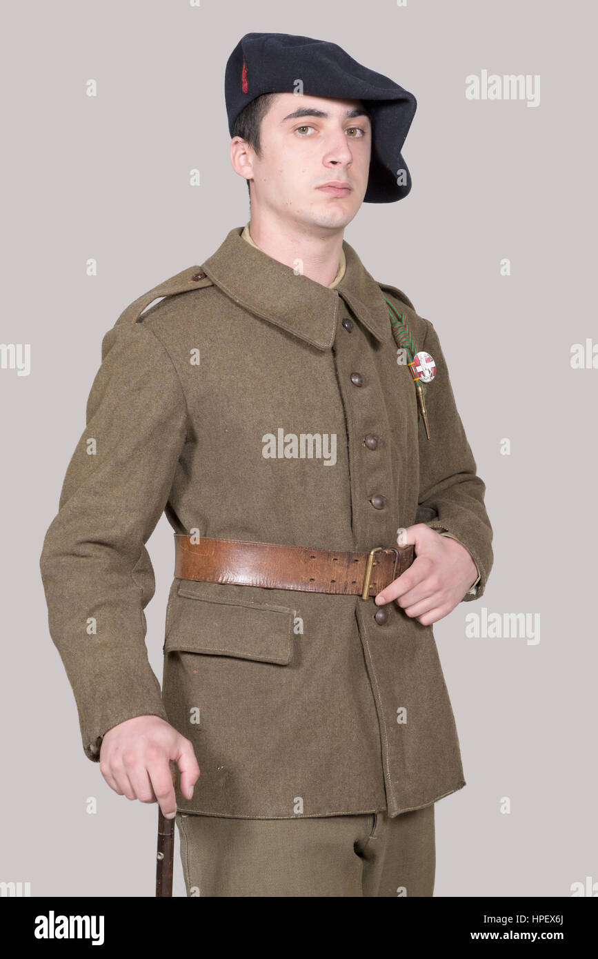 a french soldier in 1940's uniform Stock Photo - Alamy